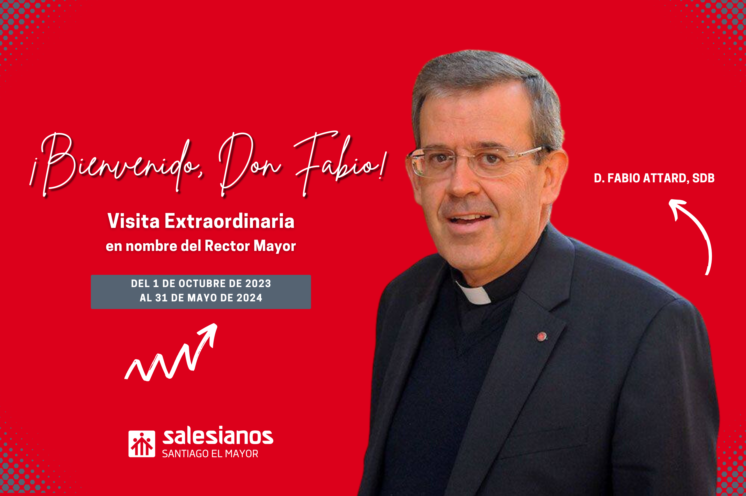 D. Fabio Attard, representante del Rector Mayor, en visita ...